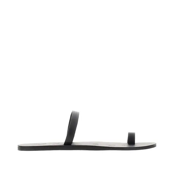 Manebí Leather Thong Sandals - Black