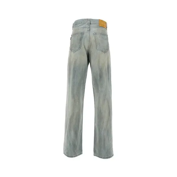 HAIKURE Logan Relaxed Straight Leg Denim Jeans - Blue