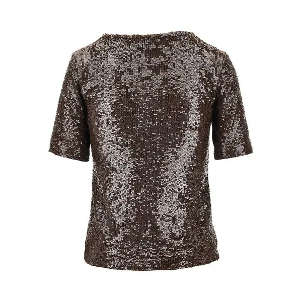 P.a.r.o.s.h Sequin Embroidered Tulle Top