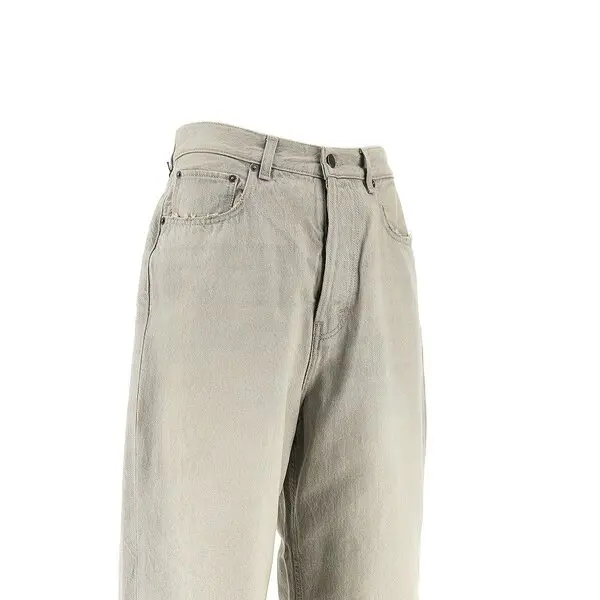 HAIKURE Pearl Wash Wide Leg Jeans - Grey