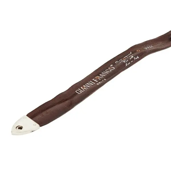 GIANNIFRANCO BELTS Braided Shiny Leather Belt