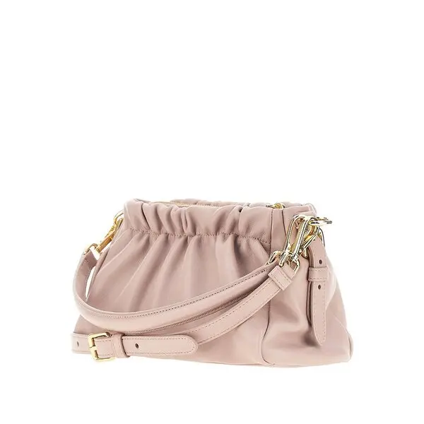 Prada Gathered Nappa Leather Bag
