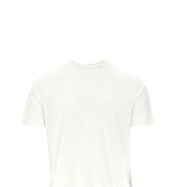 Emporio Armani Eagle Embroidery Modal-blend T-hirt