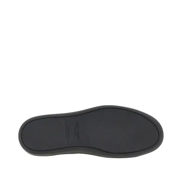 Saint Laurent Smooth Leather Lace-up Sneakers