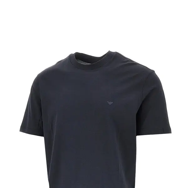 Emporio Armani Travel Essential Lyocell And Cotton T-shirt