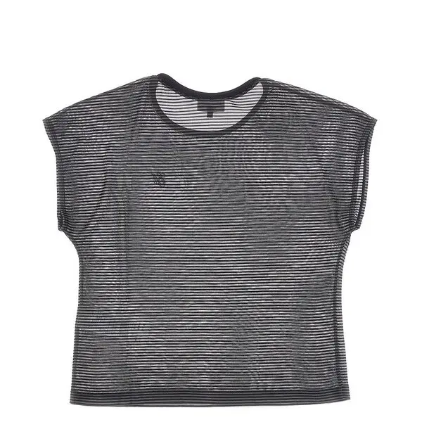 Emporio Armani Icon Collection Striped Knitted Top