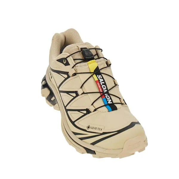 SALOMON Xt-6 Gore-tex Lace-up Sneakers - Beige