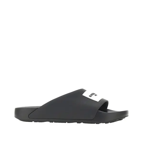 Givenchy Rubber Mules With Contrast Label