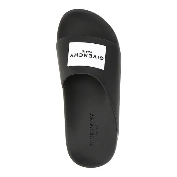 Givenchy Rubber Mules With Contrast Label