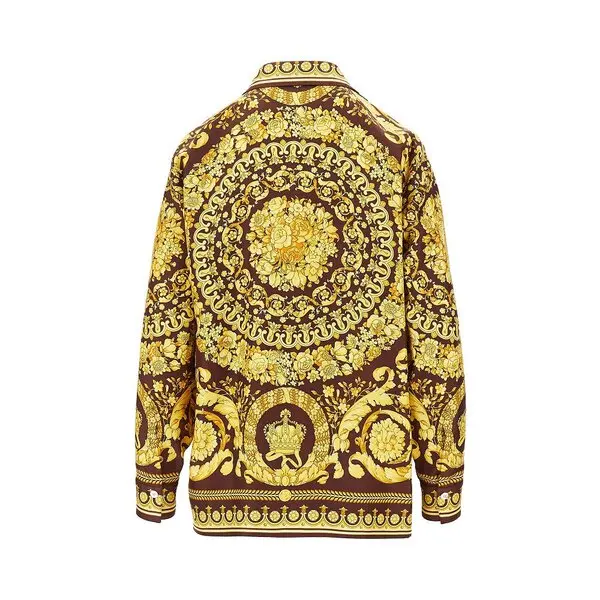 Versace Barocco Silk Shirt - Red