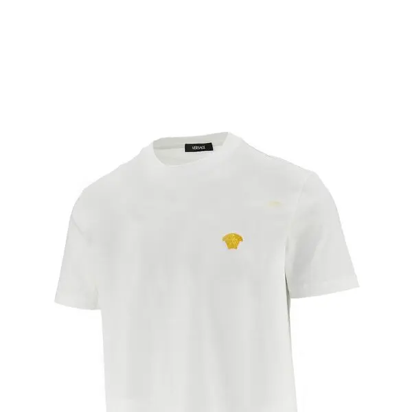 Versace Medua Embroidery T-hirt - White