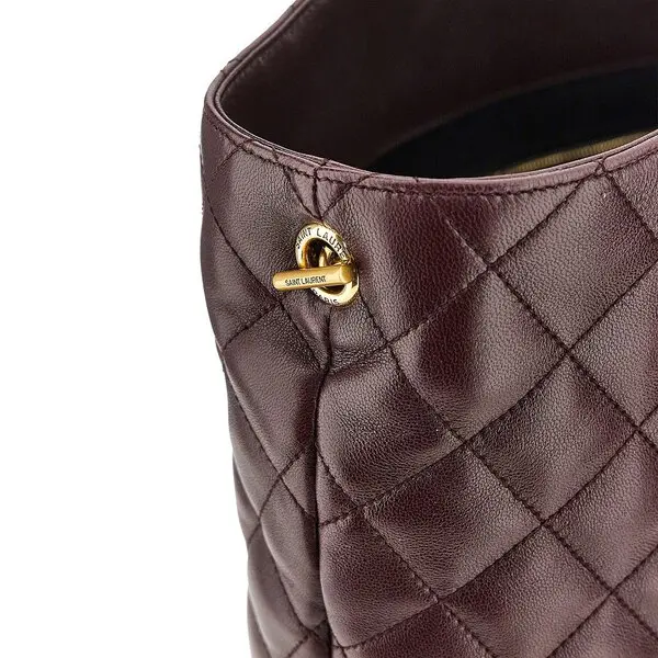 Saint Laurent Quilted Nappa Leather Icare Maxi Tote Bag