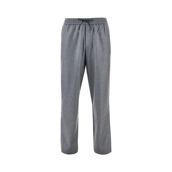 Sease Light Wool Mélange Effect Pants - Grey