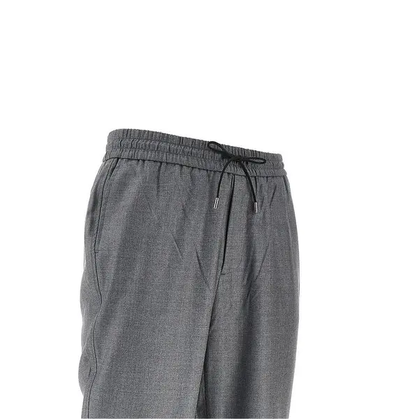 Sease Light Wool Mélange Effect Pants - Grey