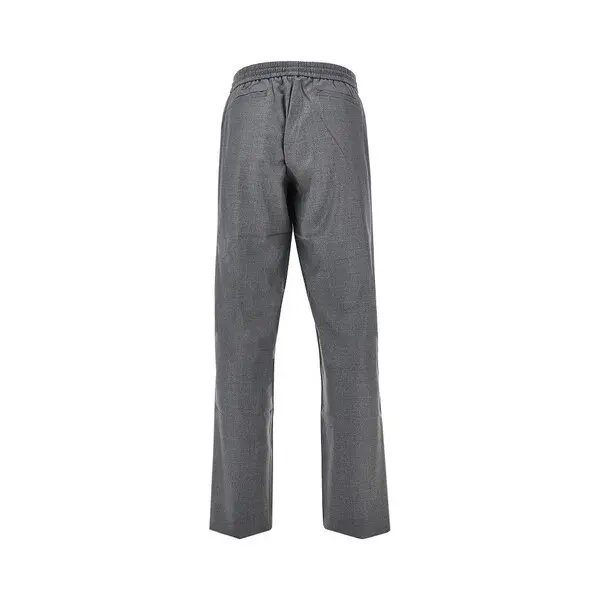 Sease Light Wool Mélange Effect Pants - Grey