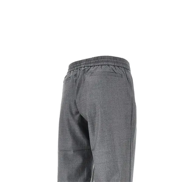 Sease Light Wool Mélange Effect Pants - Grey