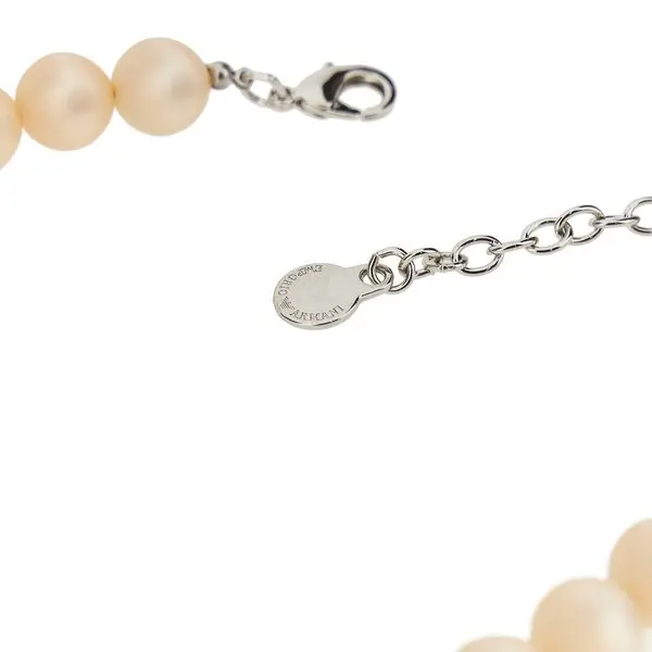 Emporio Armani Matte Resin Pearl Necklace