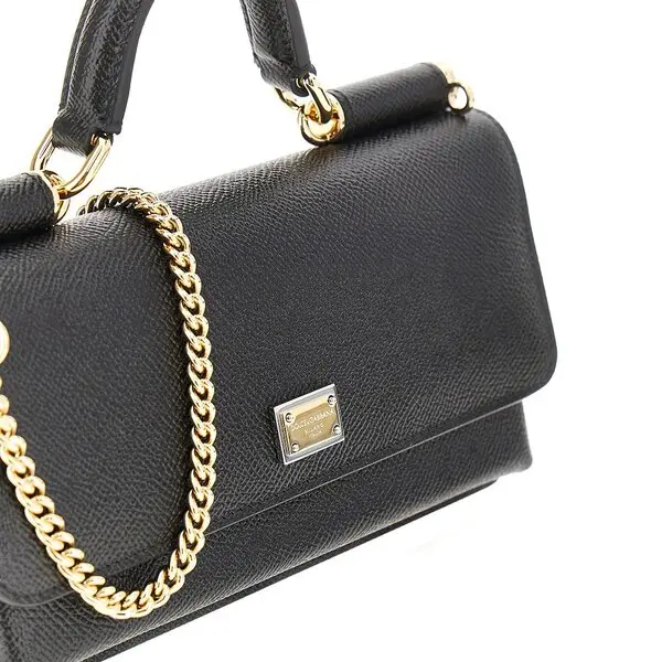 Dolce & Gabbana Dauphine Print Leather Mini Bag
