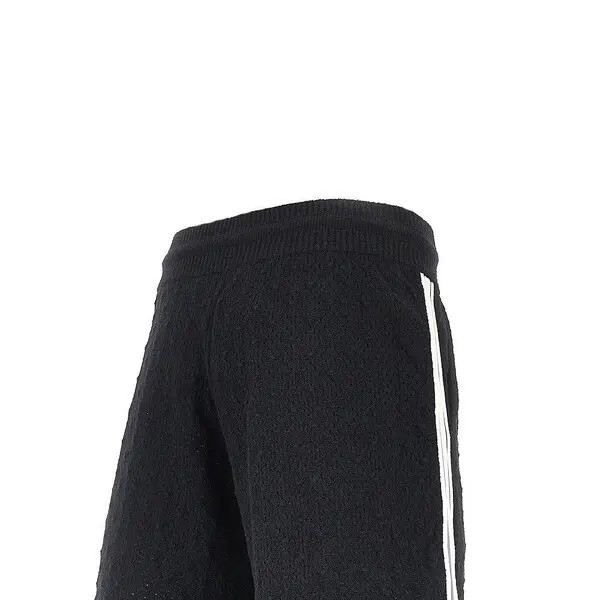 Amiri Knitted Shorts With Crest And Logo Embroidery