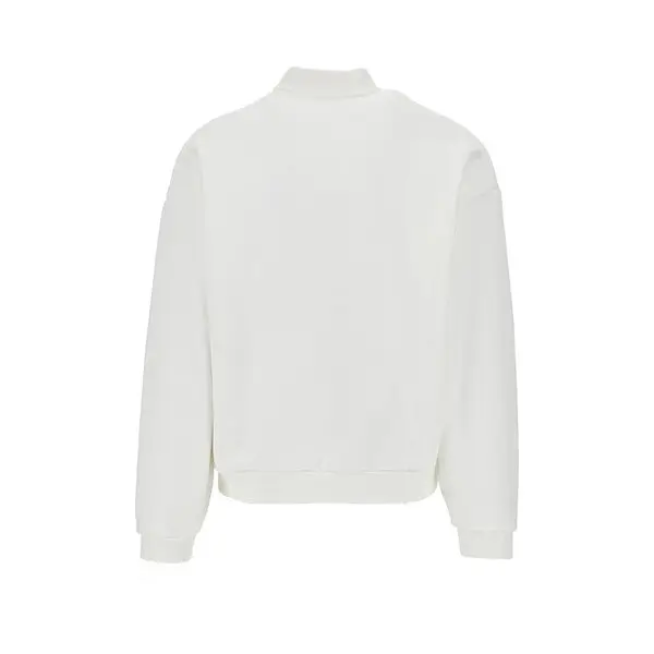 AUTRY French Terry Polo Weathirt - White