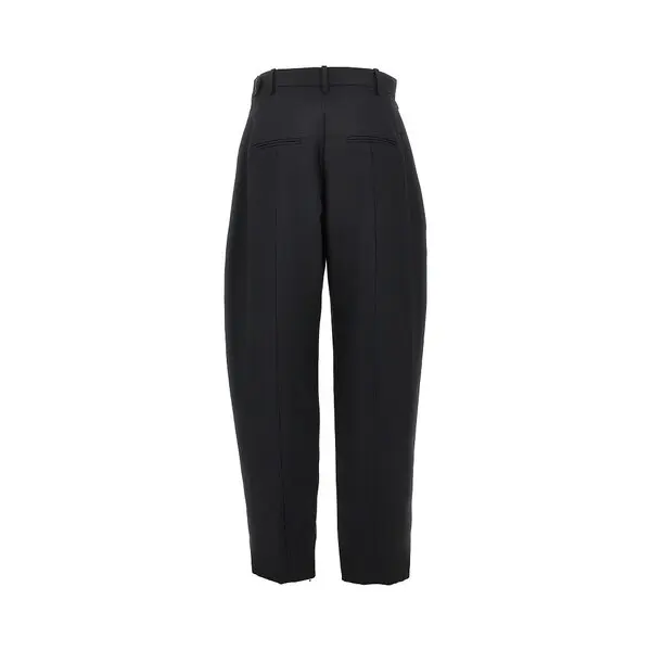 Khaite Dugan Wool Pants - Black