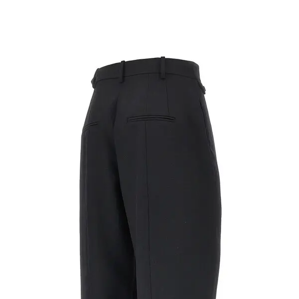 Khaite Dugan Wool Pants - Black