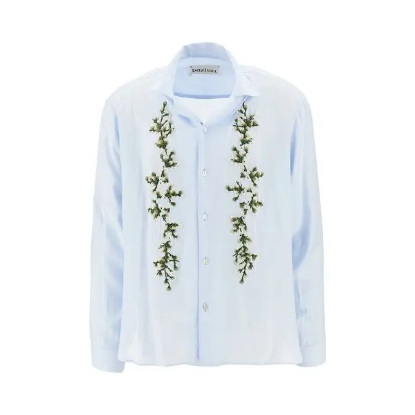 BAZISZT Tinees' Ebroidered Shirt An - Blue