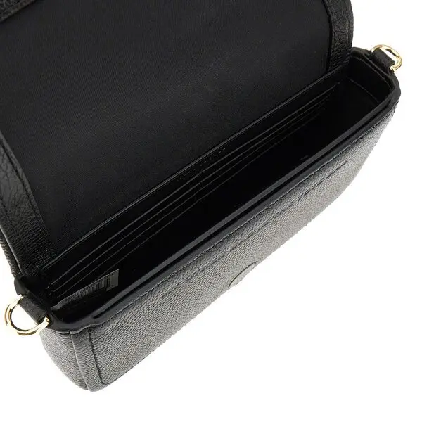 Marc Jacobs The Mini Bag" Grain Leather Cross Body Bag - Black