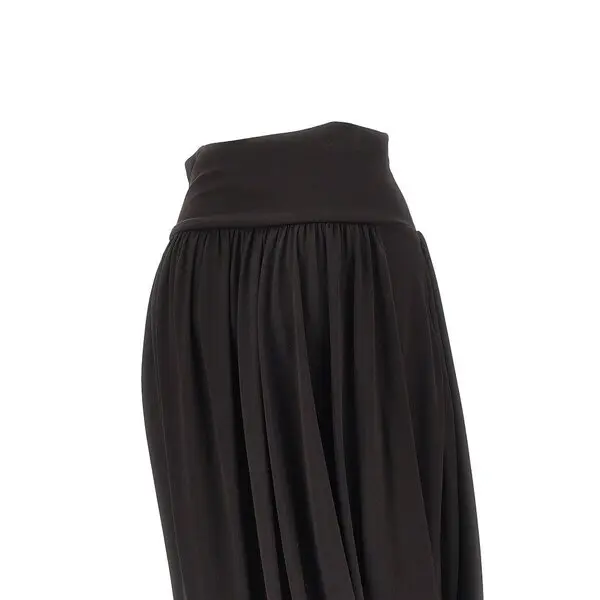 Alaïa Draped Midi Skirt