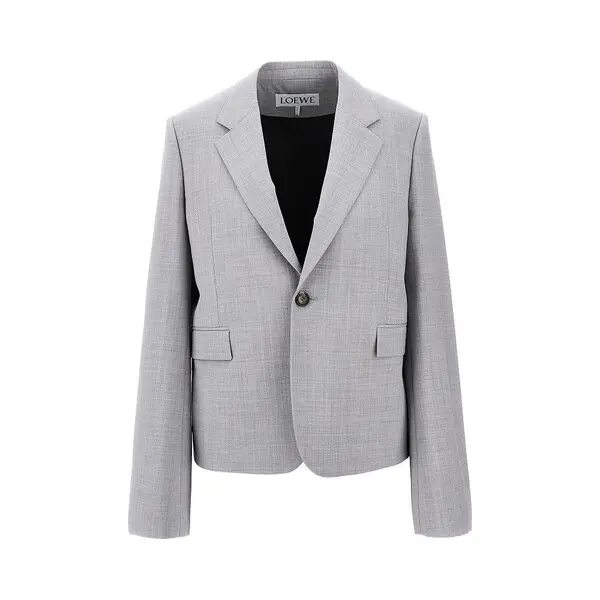 Loewe Single-breasted Jacket With Wide Sleeves