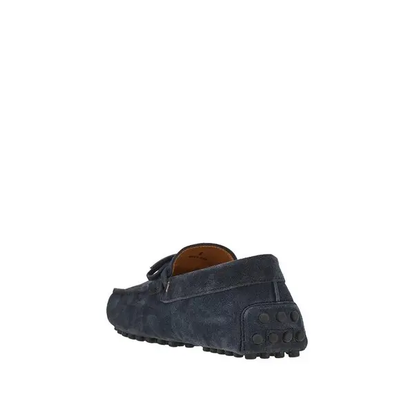 TOD'S Gommino Suede Leather Loafers - Blue