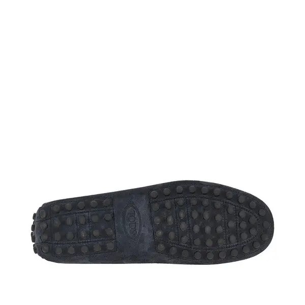 TOD'S Gommino Suede Leather Loafers - Blue