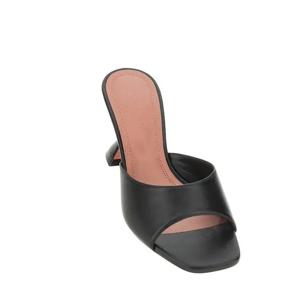 Amina Muaddi Lupita Nappa Leather Slippers