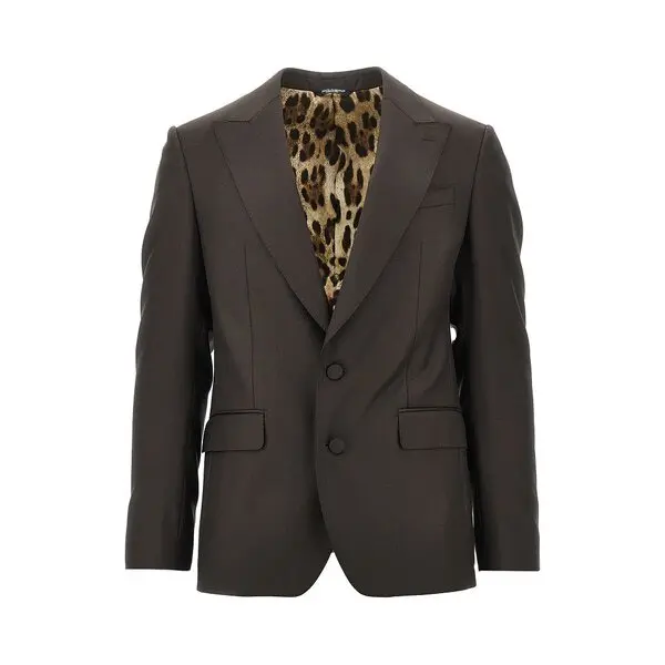 Dolce & Gabbana Sicilia Light Wool Single-breasted Jacket