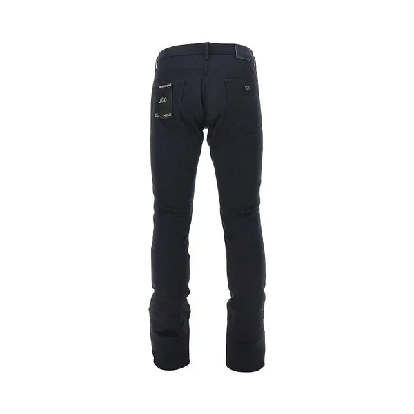 Emporio Armani Stretch Gabardine J06 Slim Fit Pants - Blue