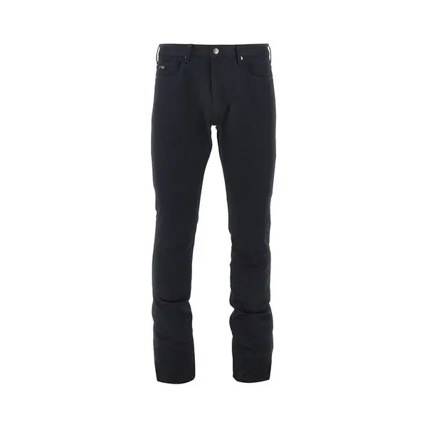 Emporio Armani Stretch Gabardine J06 Slim Fit Pants - Blue