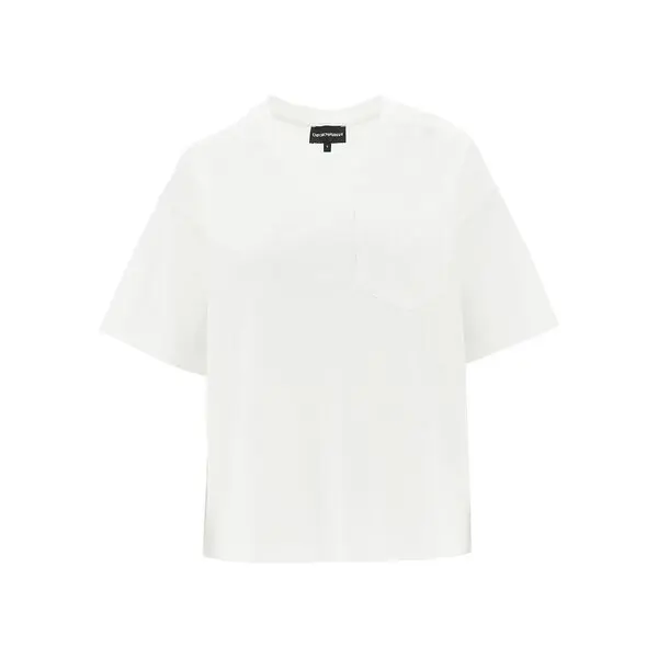 Emporio Armani Travel Eential Cotton T-hirt - White