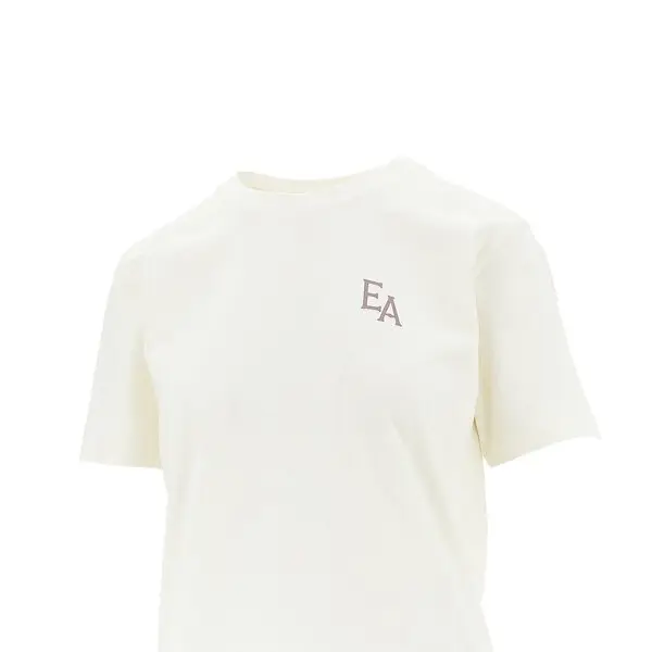 Emporio Armani Cotton Jersey T-shirt With Graphic And Logo Print