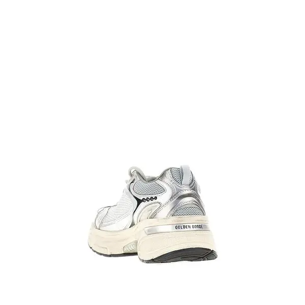 GOLDEN GOOSE Lightstar Mesh And Leather Sneakers