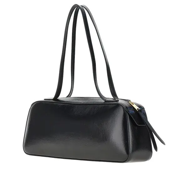 Khaite Patent Leather Simona Bag - Black