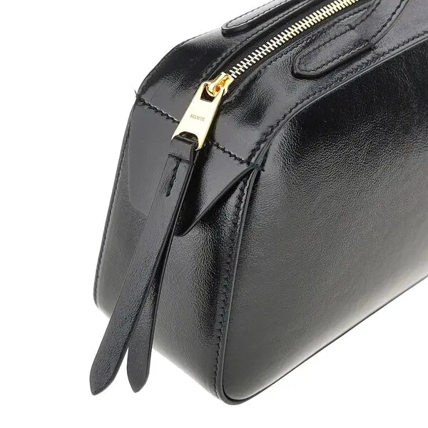 Khaite Patent Leather Simona Bag - Black