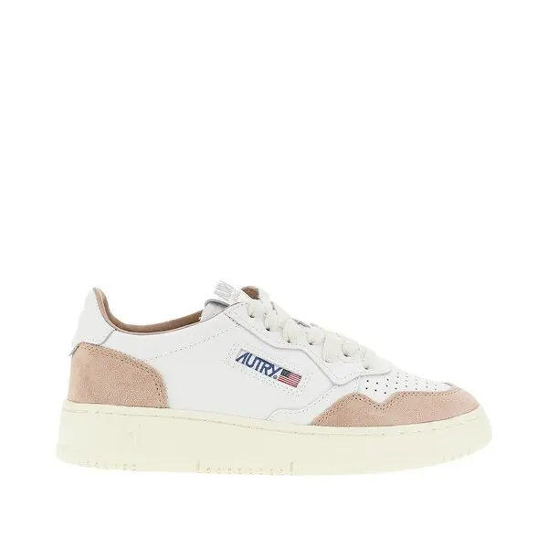 AUTRY Suede And Leather Medalist Low Top Sneakers