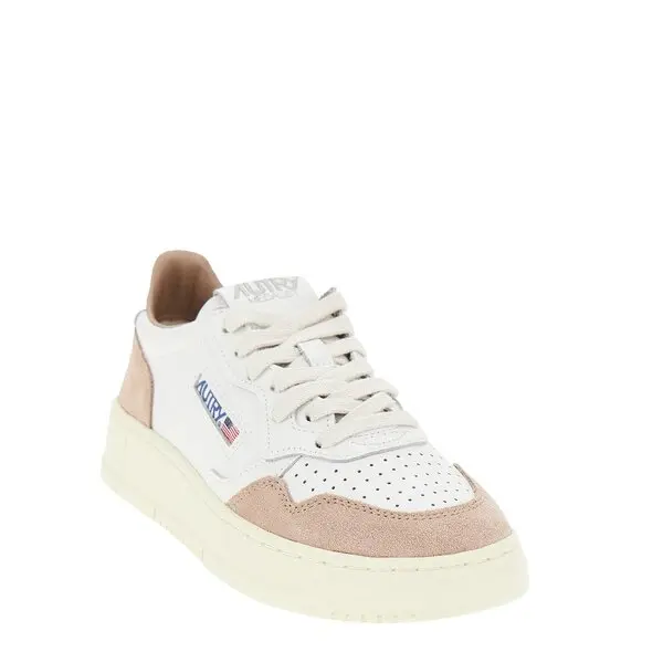 AUTRY Suede And Leather Medalist Low Top Sneakers