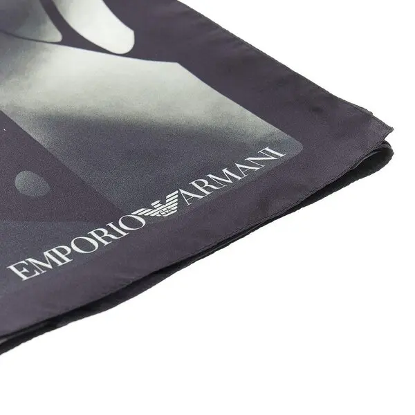 Emporio Armani Printed Silk Scarf