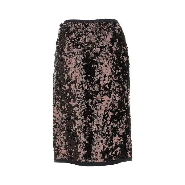 Prada Sequinned Midi Skirt - Purple