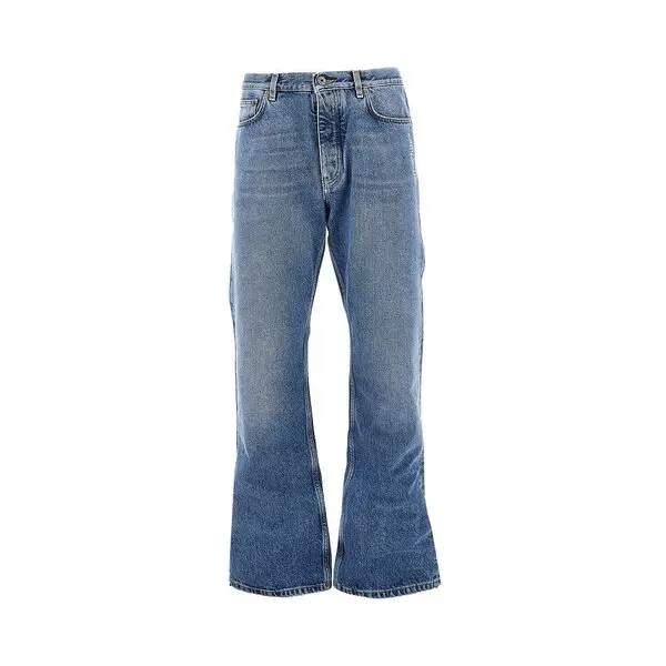 Off-White Half Arrow Slim Relaxed Jeans - Blue