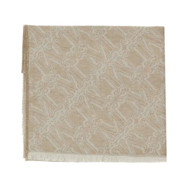 Max Mara Jacquard Silk-blend Scarf - Beige