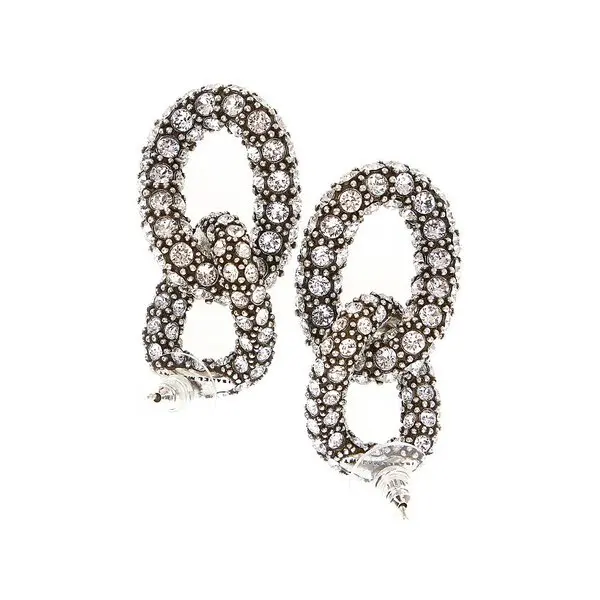 Isabel Marant Étoile Embellished Link Earrings - Silver