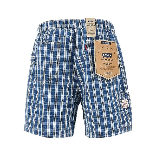 LEVI'S Pull-on Shorts With Check Motif