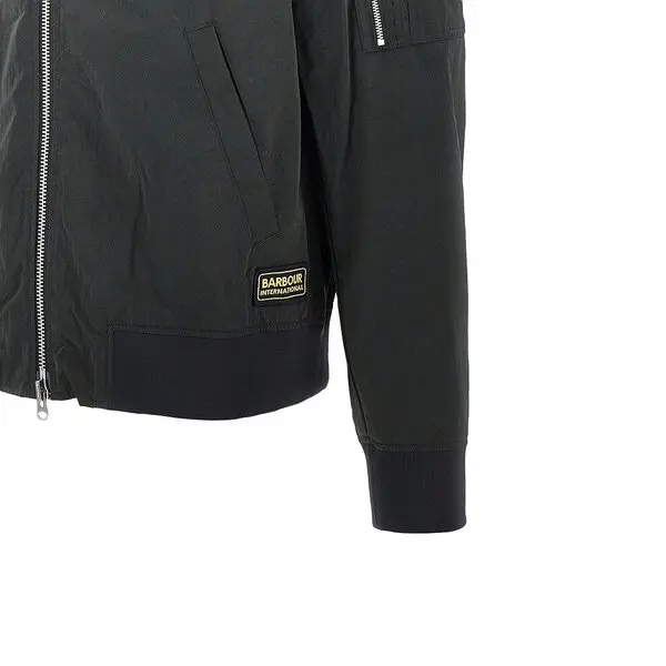 BARBOUR INTERNATIONAL Fenton Technical Fabric Bomber Jacket